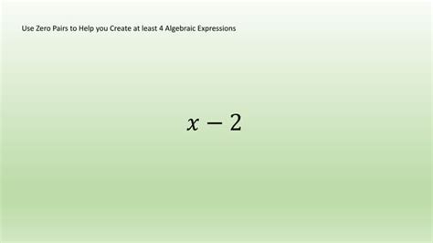 Algebra Tiles And Equations 022614 Altered Ppt