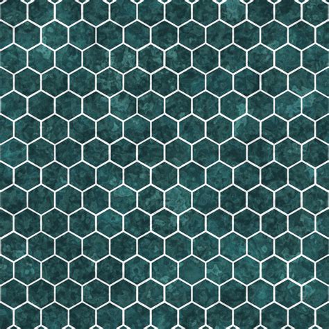 Blue Green Hexagonal Tiles 01 Free Pbr Texture From
