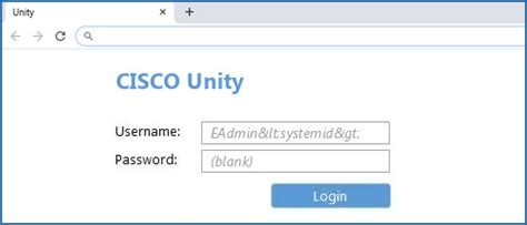 Cisco Unity Default Login Ip Default Username And Password