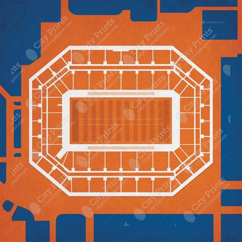 Syracuse University Campus Map Art City Prints