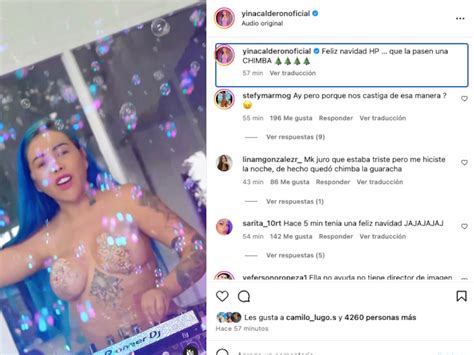 Yina Calderón Decidió Festejar La Navidad Con Video Desnuda Y Armó