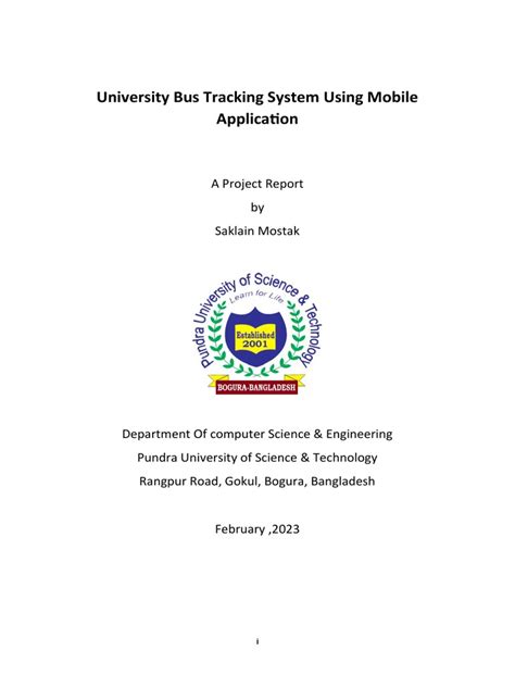 University Bus Tracking System Using Mobile Application Download Free Pdf Android Operating
