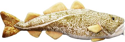 Realistic Cod Fish Stuffed Animal Plush Toy Lifelike Fish Plushies