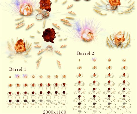 Artstation Exploding Barrels Game Assets