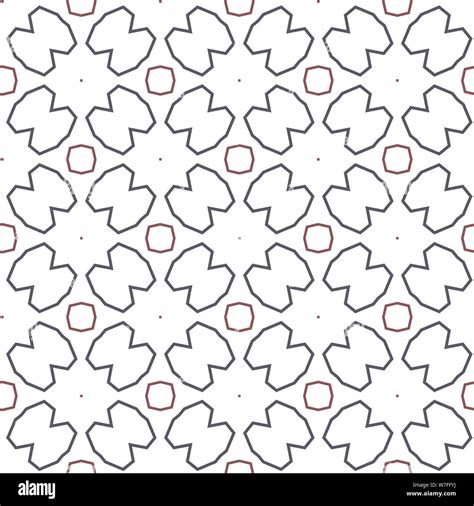 Seamless Geometric Ornamental Vector Pattern Abstract Background Stock Vector Image And Art Alamy