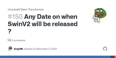 Any Date On When SwinV Will Be Released Issue Microsoft Swin Transformer GitHub