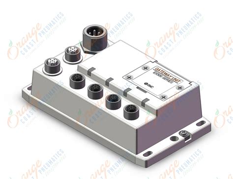 Smc Ex500 Gen2 Gateway Unit Ethernet Ip Ex500 Serial Interface Unit Orange Coast Pneumatics