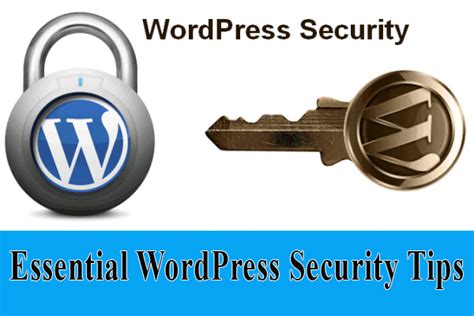 6 essential wordpress security tips