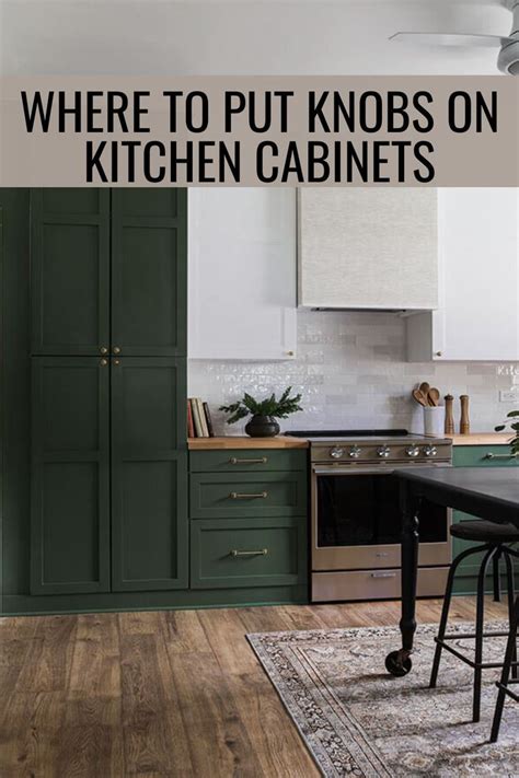 Where To Put Knobs On Kitchen Cabinets Kitchen Cabinets Handles And