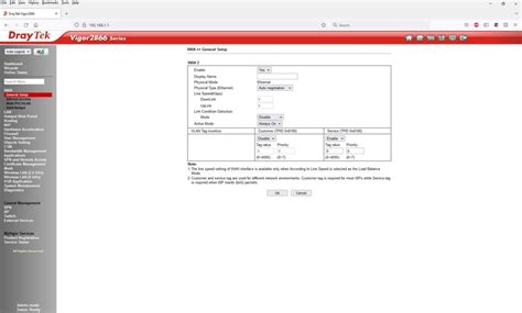 Fttp Future Fibre Own Router Settings Draytek 286 Talktalk Help