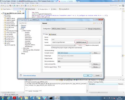 RTOS AMIC Project Creation For AMIC Processors Forum Processors TI E E Support Forums
