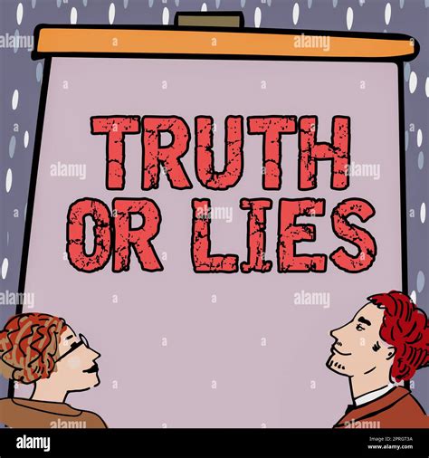 Conceptual Display Truth Or Lies Word Written On Decide Between A Fact