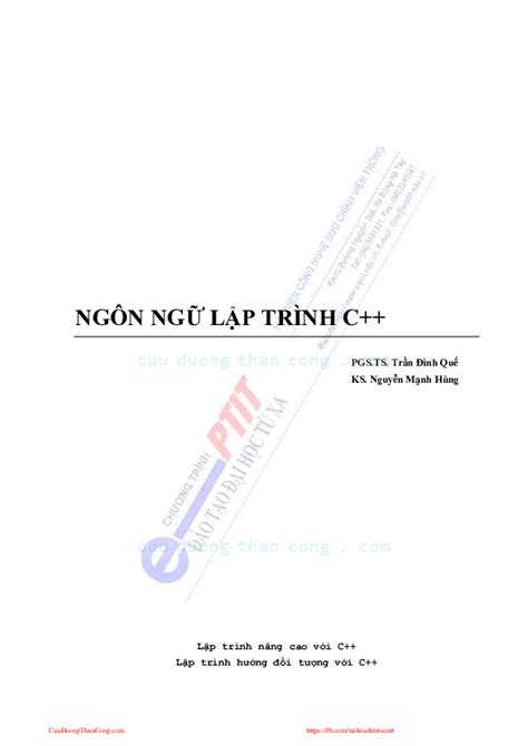 Pdf L P Tr Nh C Hv C Ng Ngh Bcvt C Buu Chinh Vien Thong Pdf