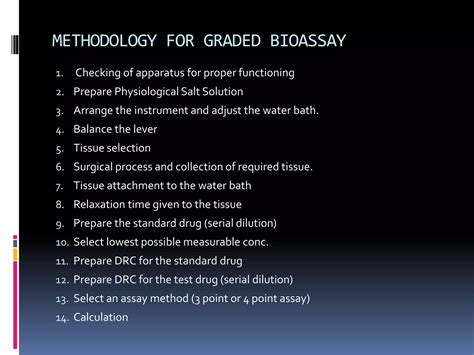 Bioassay Ppt Deepraj Singh Rautelapptx