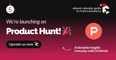 Were Launching On Product Hunt 🚀 Front Commerce Developers