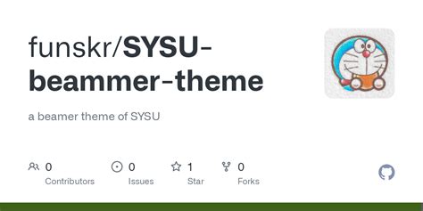 Github Funskrsysu Beammer Theme A Beamer Theme Of Sysu