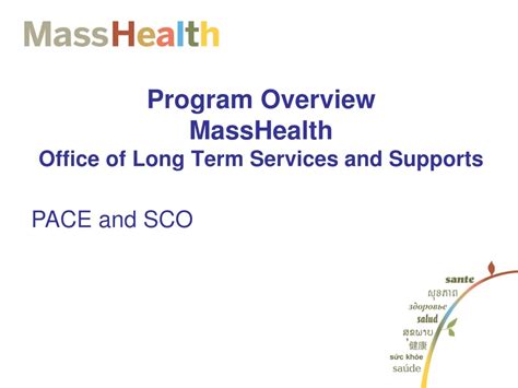 Ppt Program Overview Masshealth Office Of Long Term Services And