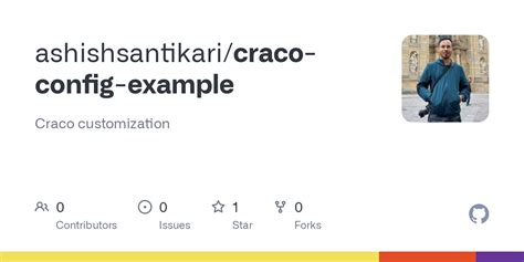 Github Ashishsantikaricraco Config Example Craco Customization