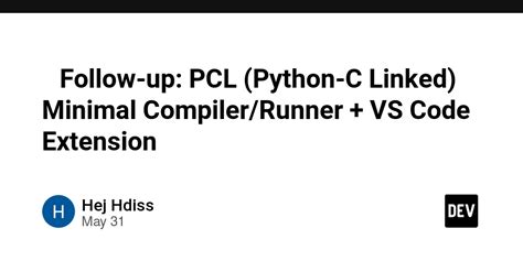 🔁 پیگیری Pcl Python C Linked حداقل کامپایلردونده در مقابل پسوند کد