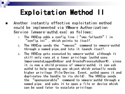 Local Privilege Escalation By Hijacking The Vmware Vmx