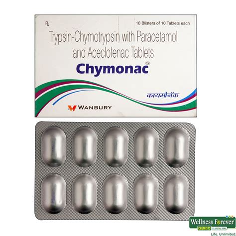 Buy Chymonac 10 Tablets Online At Best Prices Wellness Forever