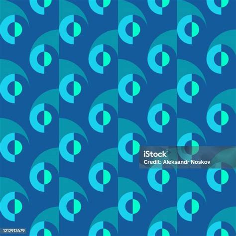 반복되는 기하학적 형태 추상 벡터 원활한 패턴입니다 0명에 대한 스톡 벡터 아트 및 기타 이미지 0명 개념 고풍스런