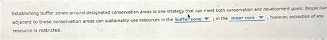 Solved Establishing Buffer Zones Around Designated Chegg