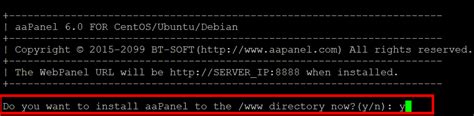 Cara Install Aapanel Di Centos 7 Knowledge Base Jagoan Hosting Indonesia