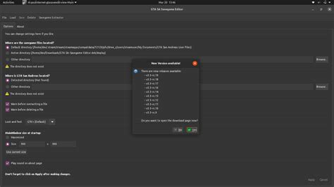 Application Fails To Start On Ubuntu Issue Gtasa Savegame Editor Gtasa Savegame Editor