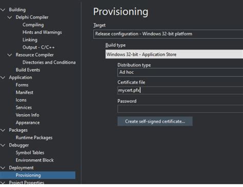 Delphi Rio Code Signing Provisioning And The Microsoft App Store Code Show Real