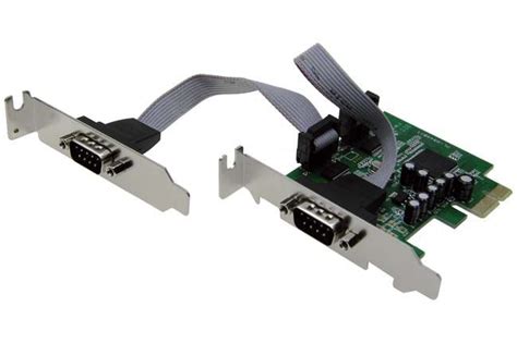 Dual Rs232 Pci Express Controller Low Profile Bracket Wholesale Computer Accessories Pc Parts