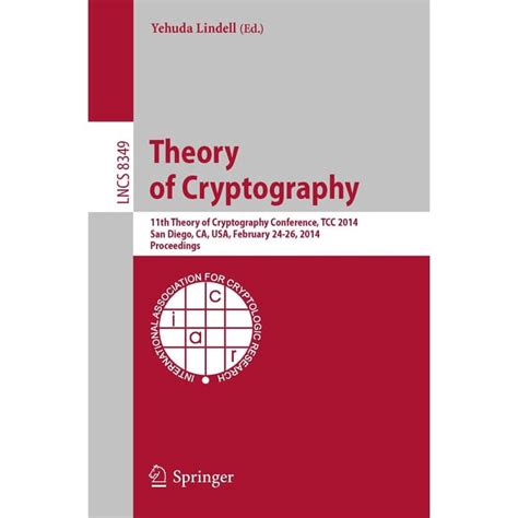 Jual Buku Theory Of Cryptography Conference Original Quality Shopee