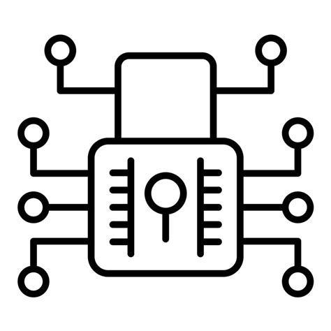 Data Encryption Line Icon 7585818 Vector Art At Vecteezy