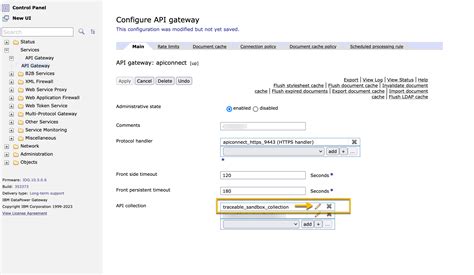 IBM DataPower Web GUI