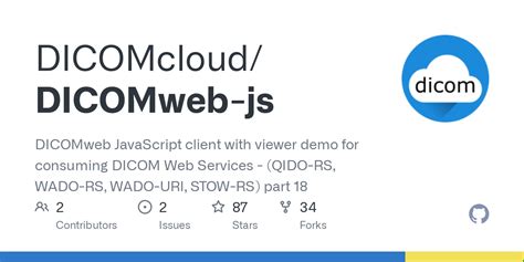 github dicomcloud dicomweb js dicomweb javascript client with viewer