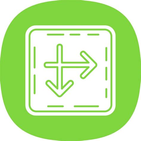 intersect glyph curve icon 41708707 vector art at vecteezy