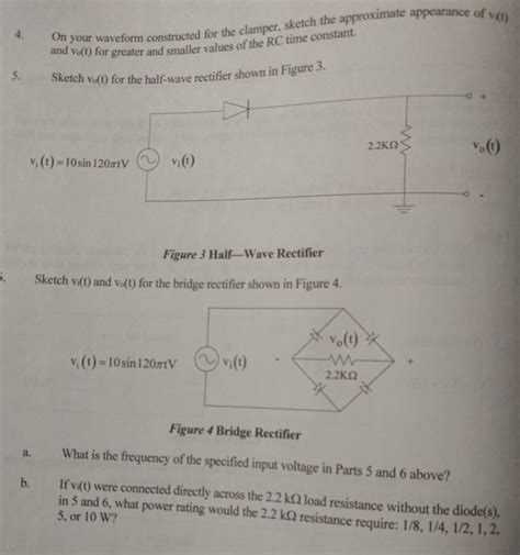 solved on your waveform constructed for the clamper sketch