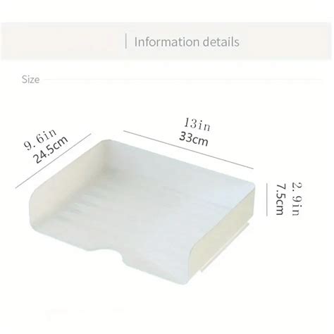 Paper Tray Stackable Paper Organizer Desk A4 Paper Storage Temu
