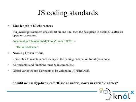 Html5 Css Javascript Style Guide And Coding Conventions Ppt