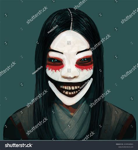Kuchisake Onna Art