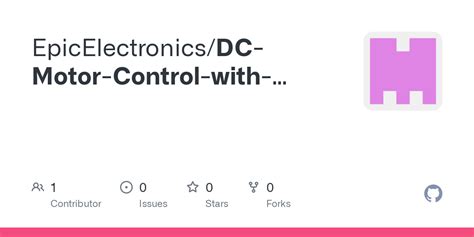 DC Motor Control With Arduino DC Motor Control V Ino At Main EpicElectronics DC Motor