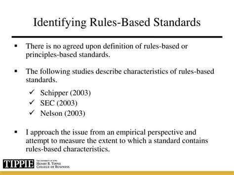 ppt rules based versus principles based accounting standards