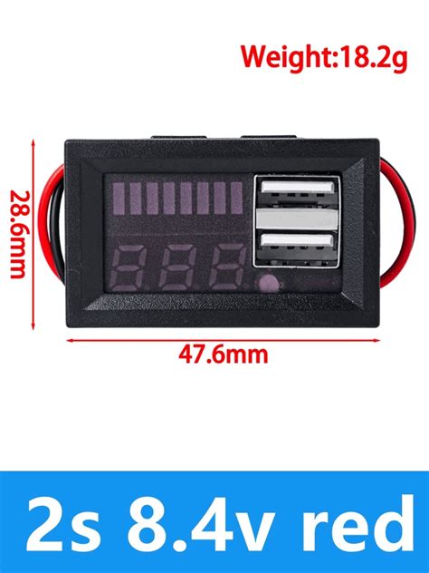 1s 2s 3s Bms Lithium Dual Usb Input Mobile Phones Charging With