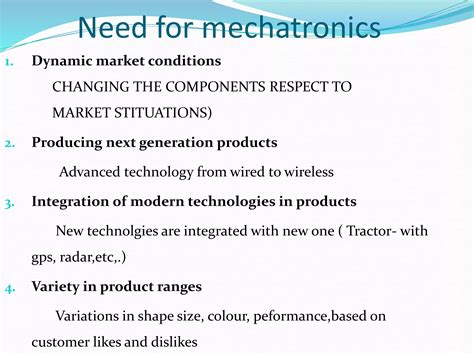 Introduction To Mechatronics Ppt Robotics Technology And Computing
