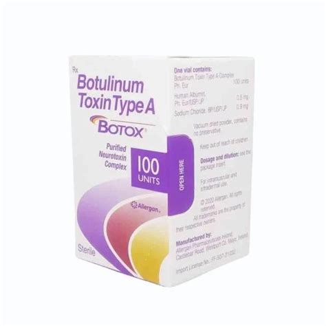 Botox Botulinum Toxin Type A 100iu Injection At ₹ 21777 Vial Botox Type A Injection In Nagpur
