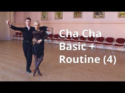 Cha Cha Basic + Routine 4 | Open Hip Twist Spiral, Alemana, Open Basic | Cha cha, Dance lessons ...