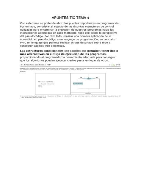 Apuntes Tic Tema 4 Pdf Puntero Programación De Computadora Programa De Computadora