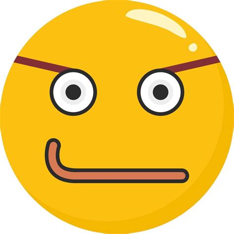 Bad Face Emoji Angry Flat 67363413 Vector Art At Vecteezy