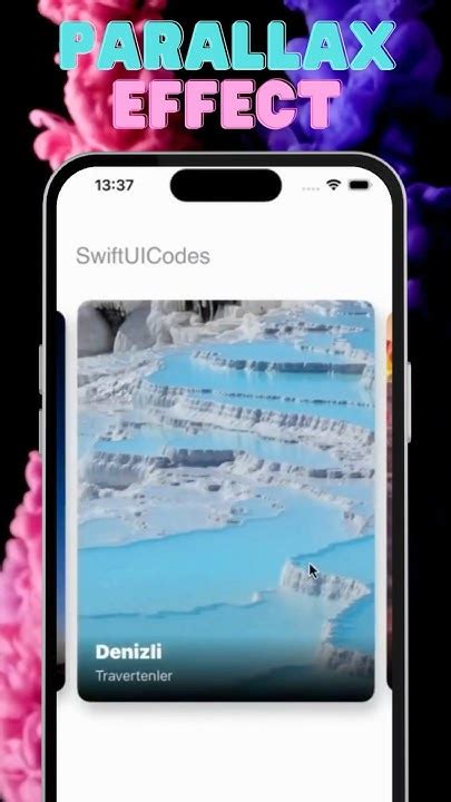 Swiftui Tutorial Parallax Effect Scrolling 🔥🔥 Shorts Youtube