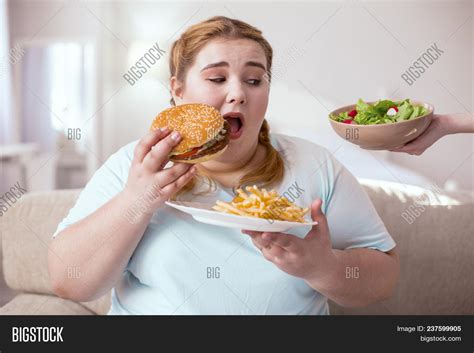 Junk Food Fat Young Image And Photo Free Trial Bigstock